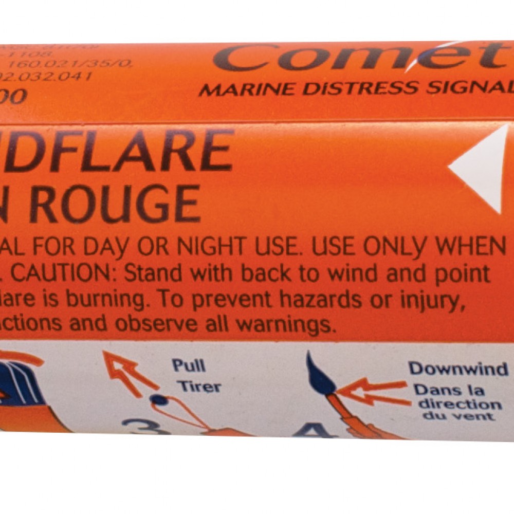 comet red hand flare | Marine Signal Flares