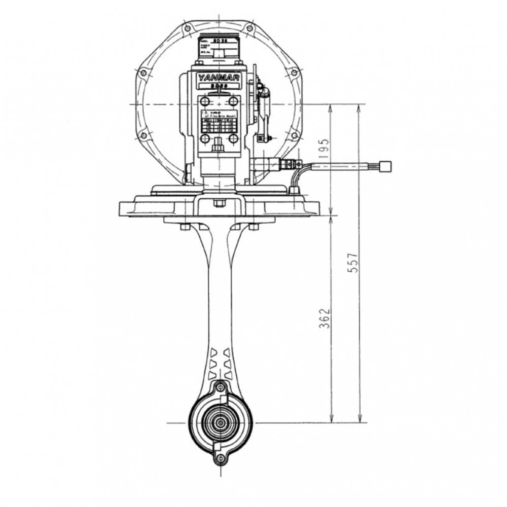 Yanmar Saildrive for GM YM engine | Inboard boat engine