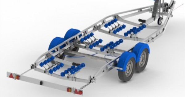 Double Axle boat trailer | D6-2600R | Snipe Trailers Ireland